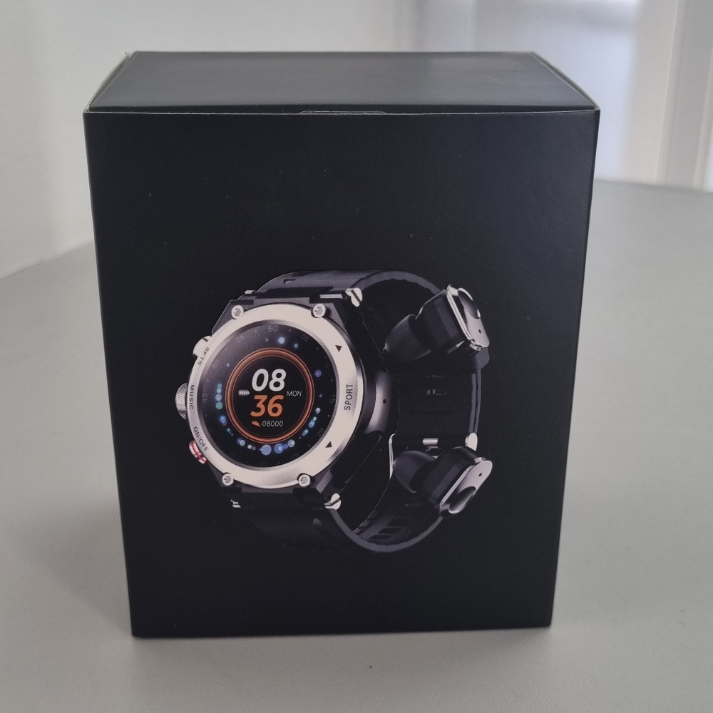 New LEMFO T92 Smart Watch MP3+TWS Wireless Bluetooth Headset Sport Body Temperature - Own4Less